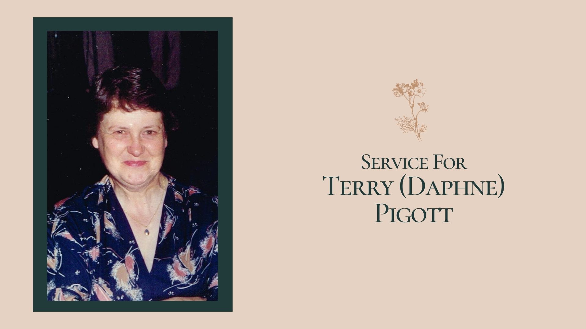 Terry (Daphne) Pigott